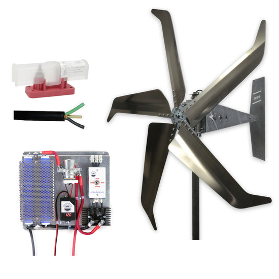 1600 Watt | Freedom™ Wind Turbine Kit for Lead Acid Batteries ...