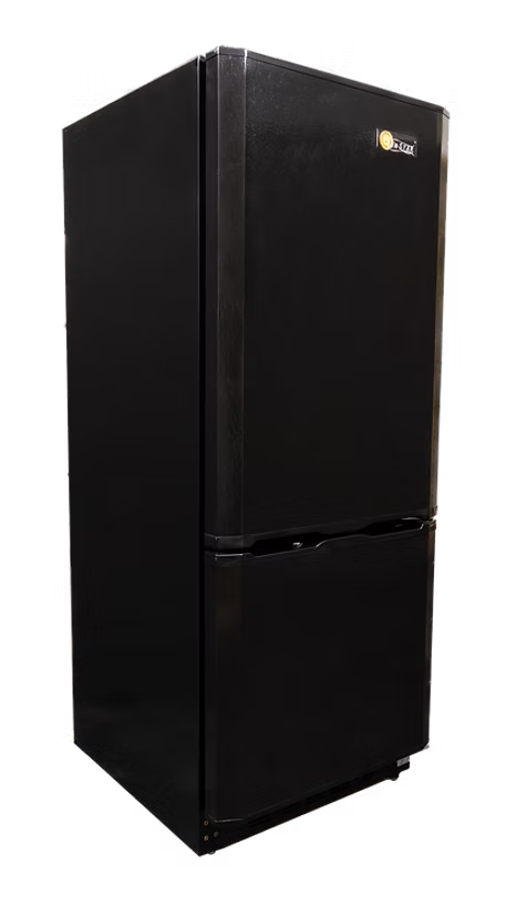 Sunstar Solar AC/DC Powered Upright Refrigerator/Freezer 10 cu.ft. Bla ...
