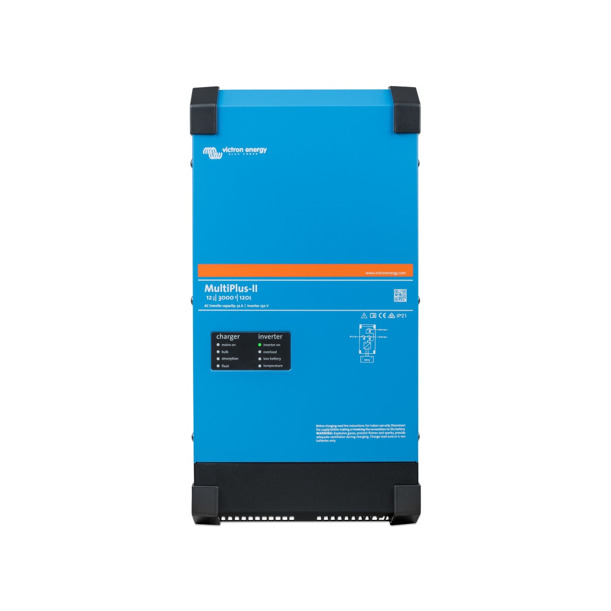 Victron Energy MultiPlus-II 12/3000/120-50 2x120V (UL) – Missouri Wind ...